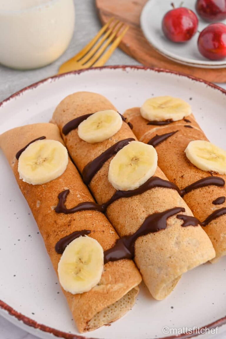 Best Protein Crepes without Protein Powder (36 grams of Protein!)