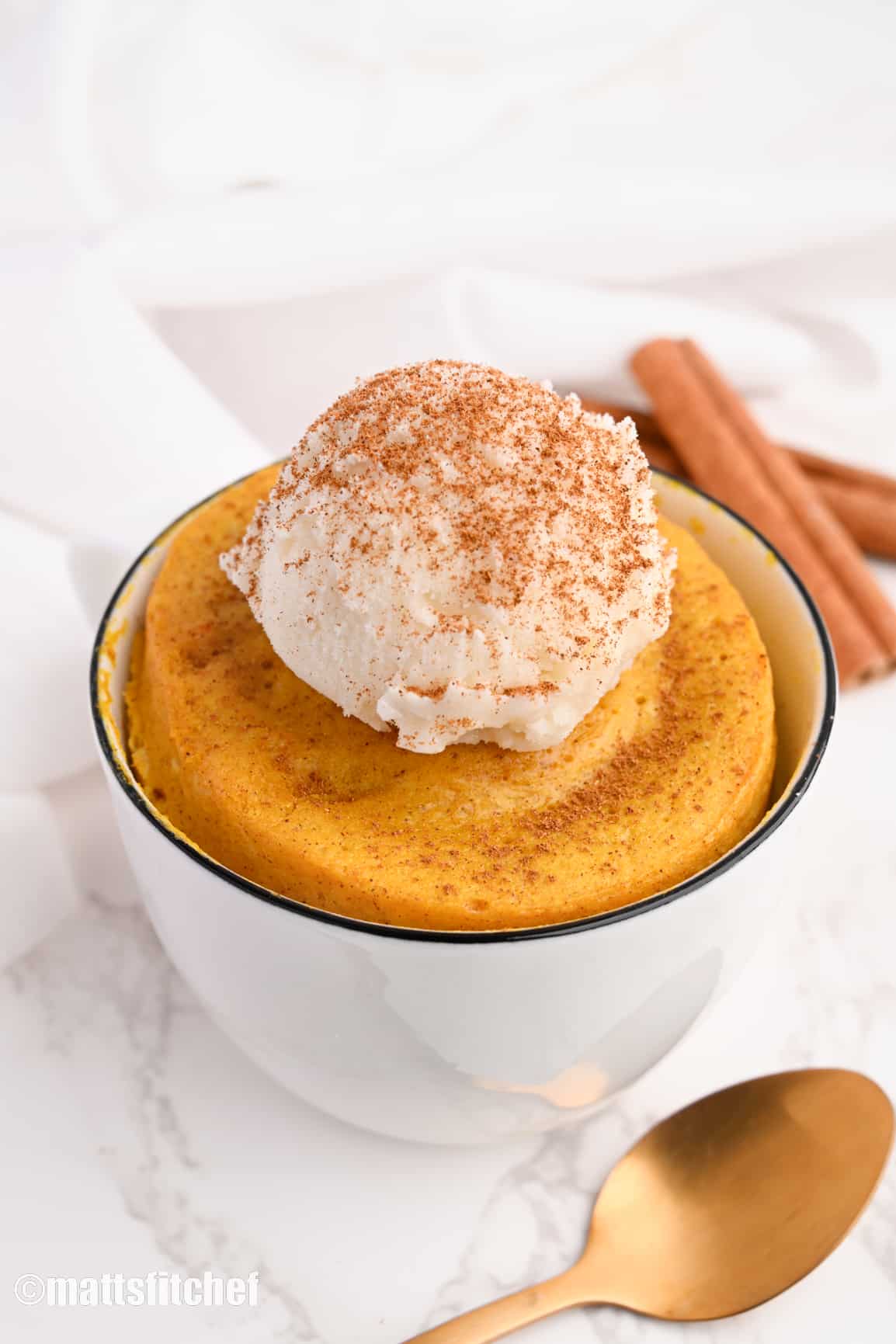 Protein Pumpkin Mug Cake Recipe