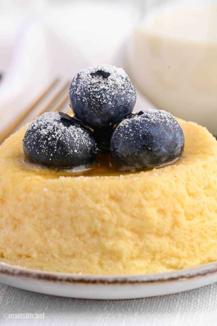Healthy Microwave Cheesecake for One