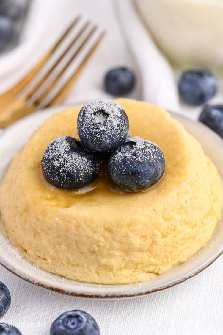 Healthy Microwave Cheesecake for One