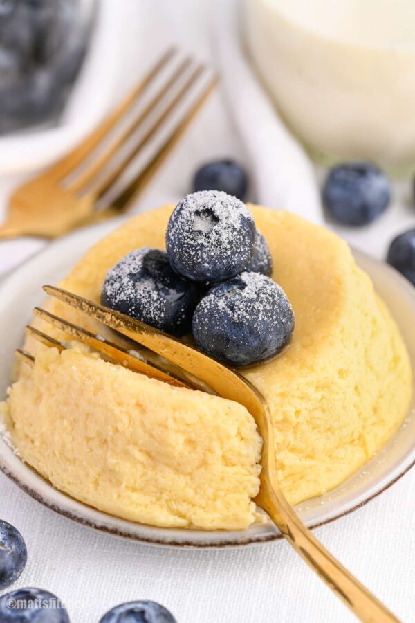 Healthy Microwave Cheesecake for One