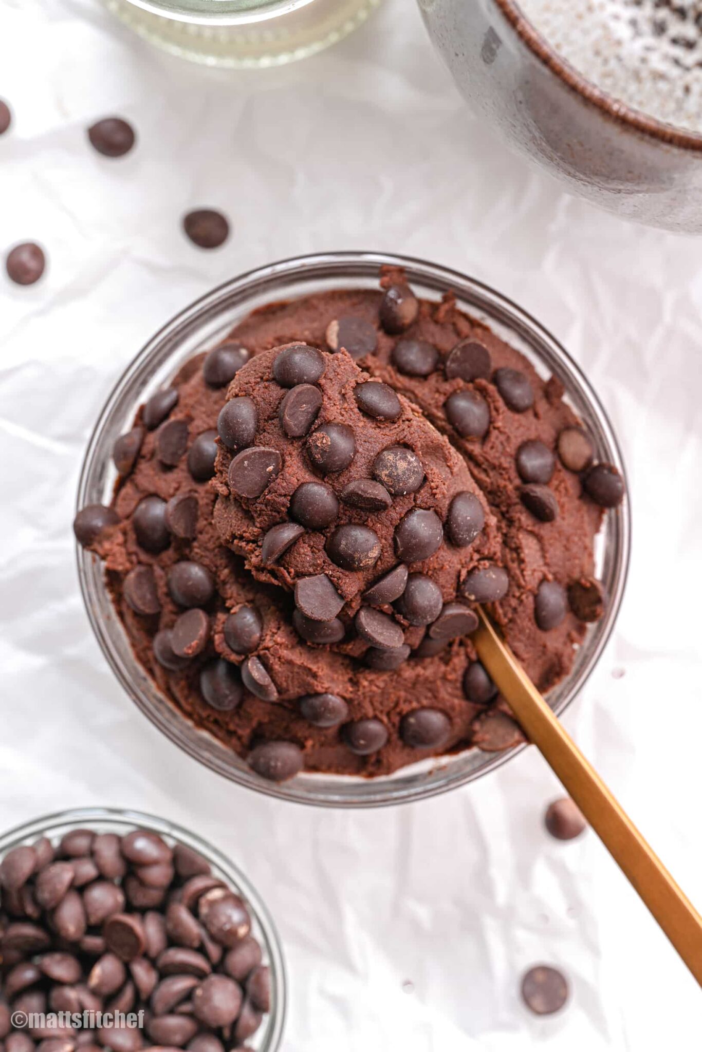 Easy High Protein Edible Brownie Batter