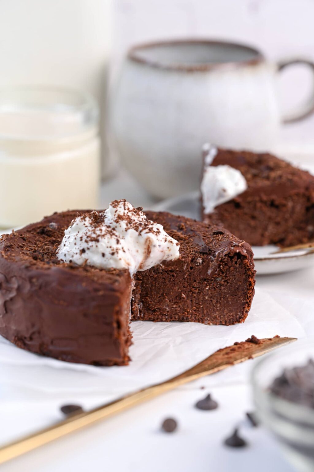 Chocolate Protein Cake {71 Kcal Recipe}