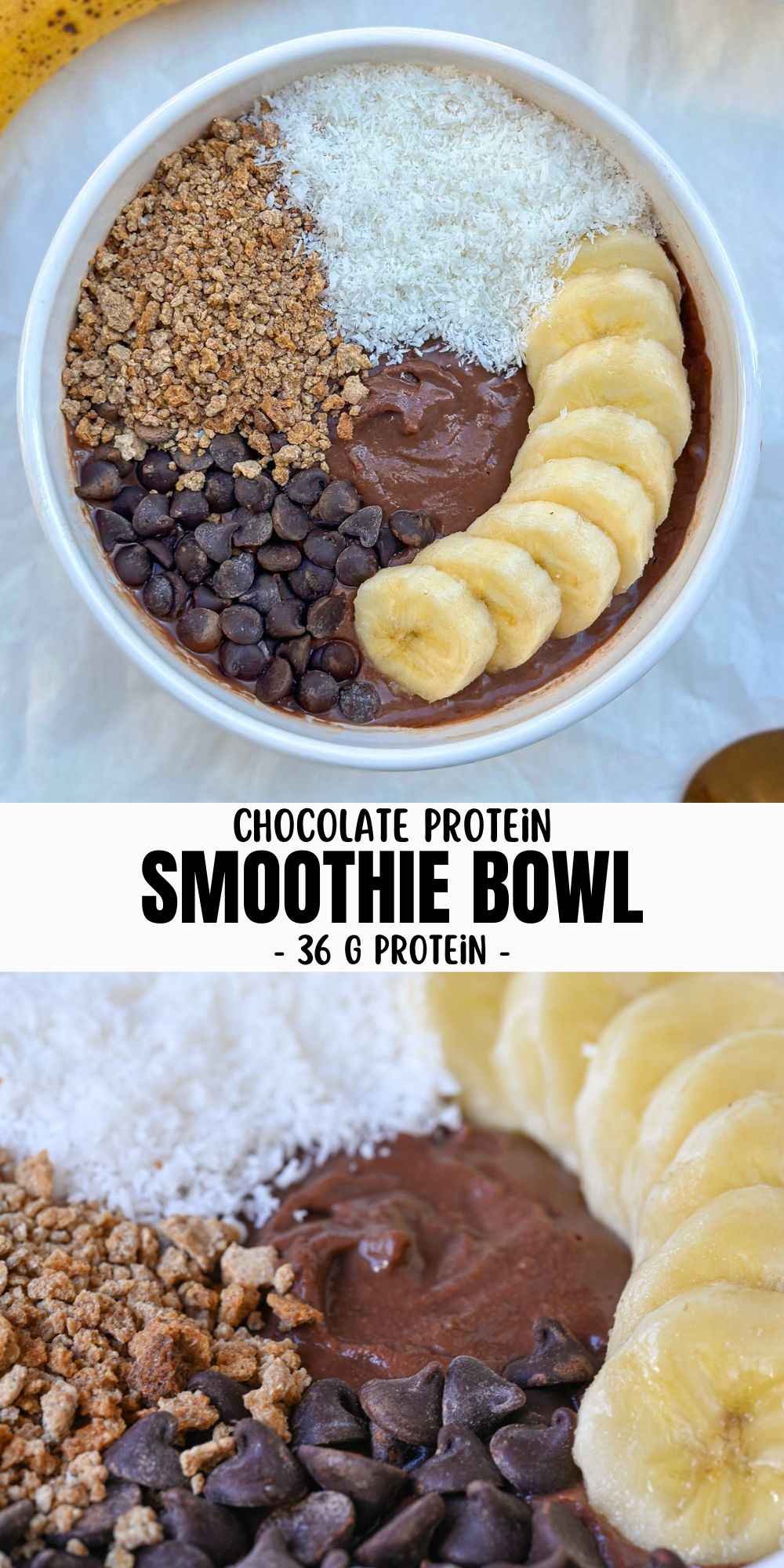 Chocolate Protein Smoothie Bowl
