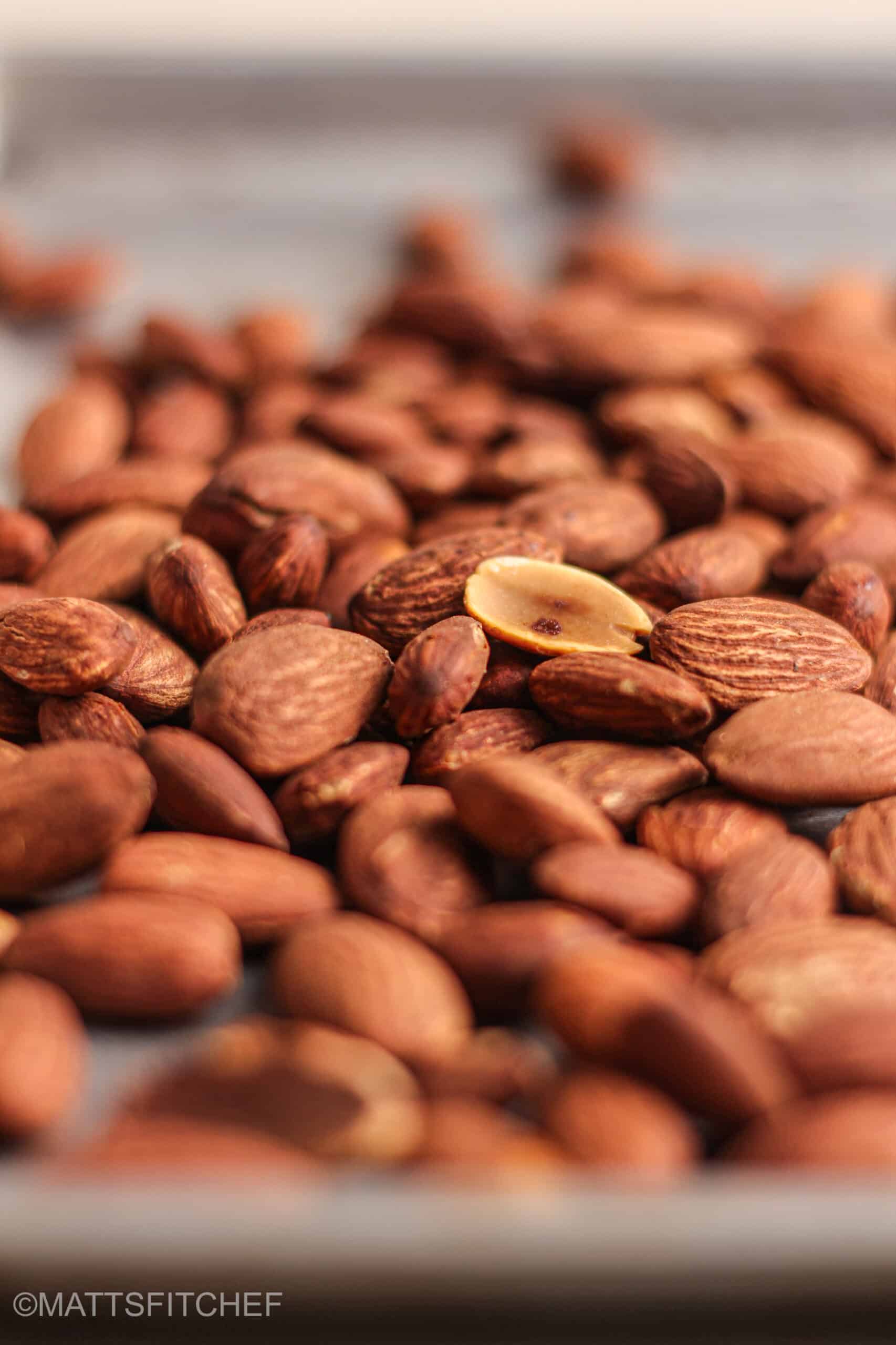 Easy Roasted Almonds Recipe (Oil-free)