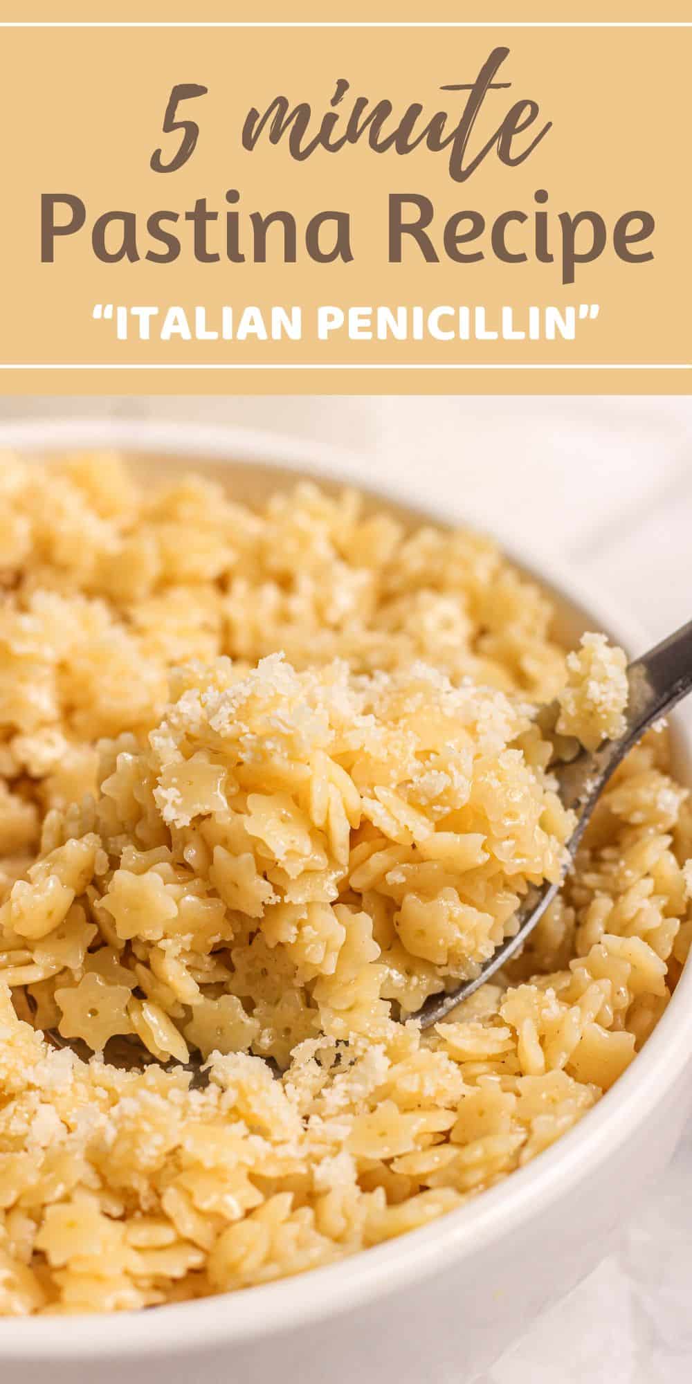 5 Minute Pastina Recipe - The Italian Way