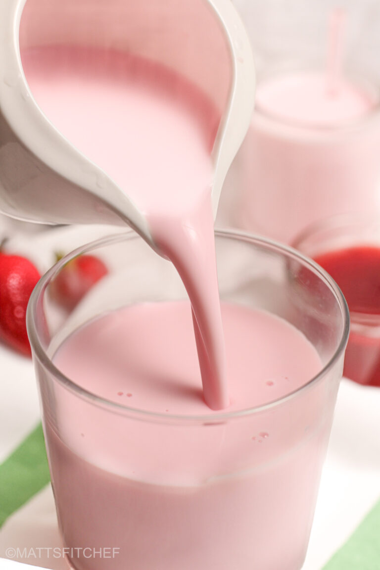 Homemade Strawberry Milk {Easy & Healthy}