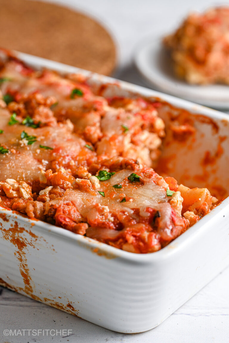 Easy Lasagna Recipe with Cottage Cheese {High Protein}