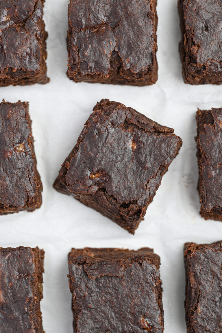 3 Ingredient Sugar Free Brownies {84 kcal & low carb}
