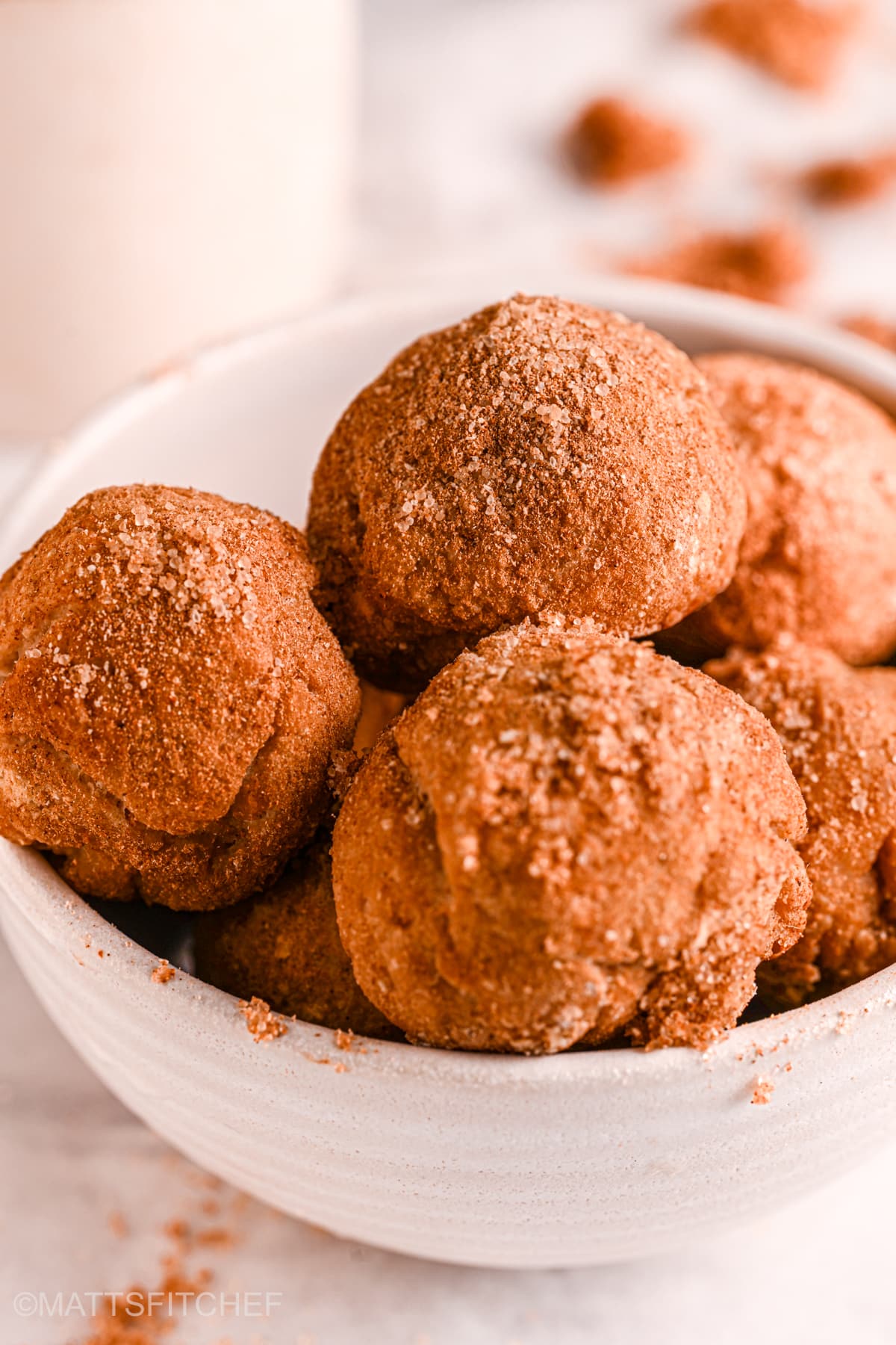 3 Ingredient Donut Holes with Yogurt {Healthy}