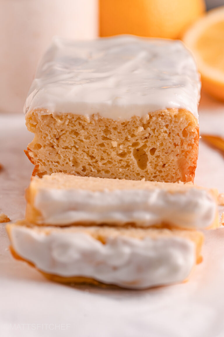Healthy Lemon Cake {High Protein & Low Calorie}