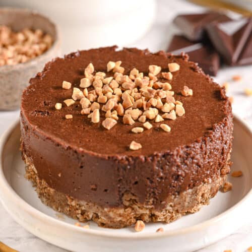 No Bake Healthy Cheesecake - 10 Minute Recipe