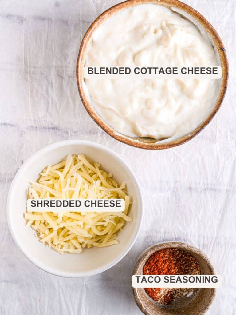 3 Ingredient Cottage Cheese Queso {+20g Protein}