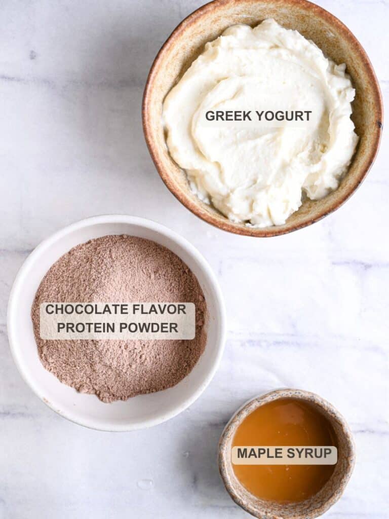 2 Ingredient Protein Mousse {58g Protein}