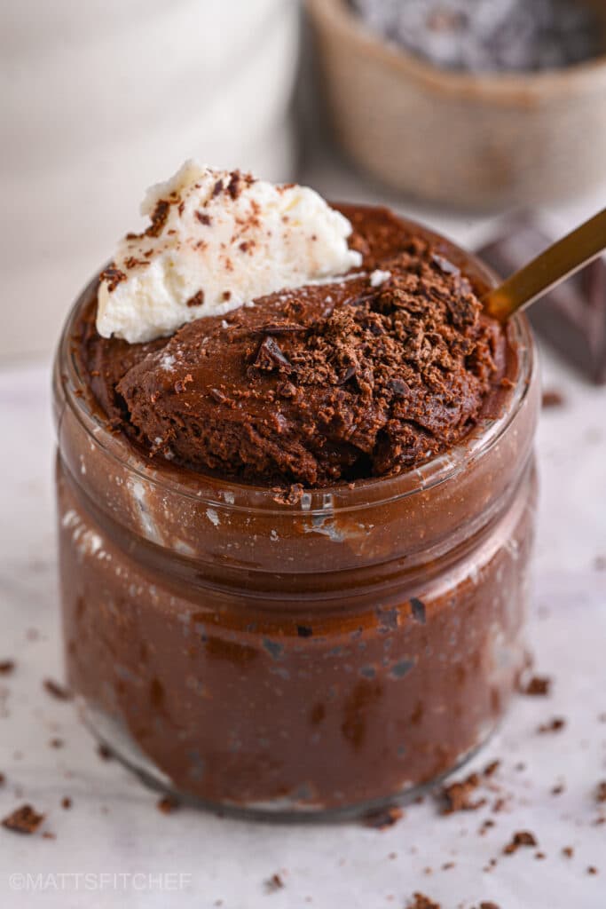 2 Ingredient Protein Mousse {58g Protein}