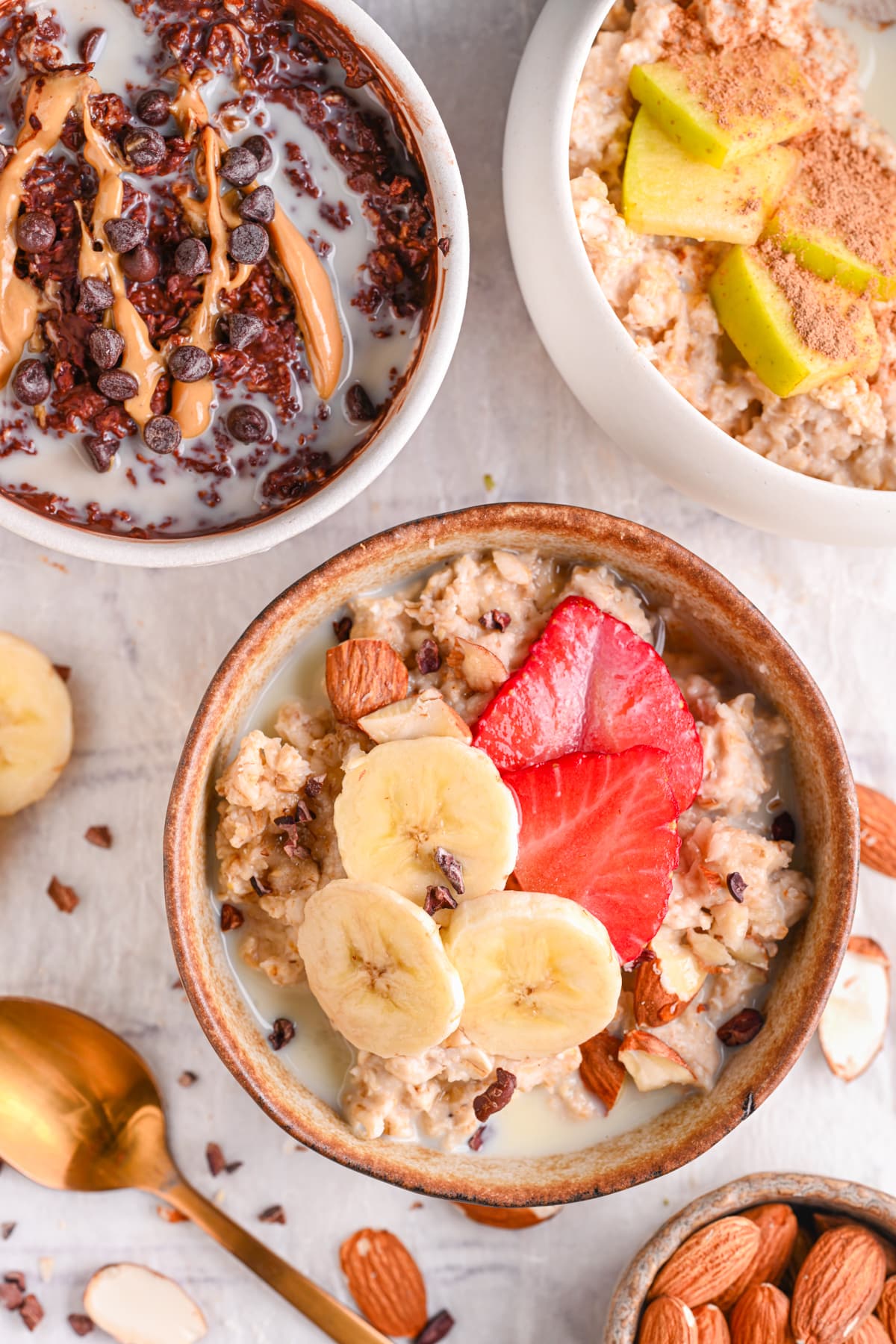3 Ingredient Protein Oatmeal {40g Protein}