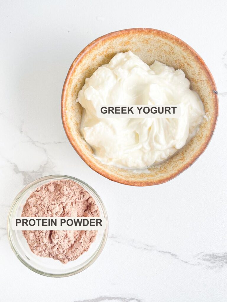 How to Mix How to Mix Greek Yogurt and Protein Powder? 49g Protein Recipe