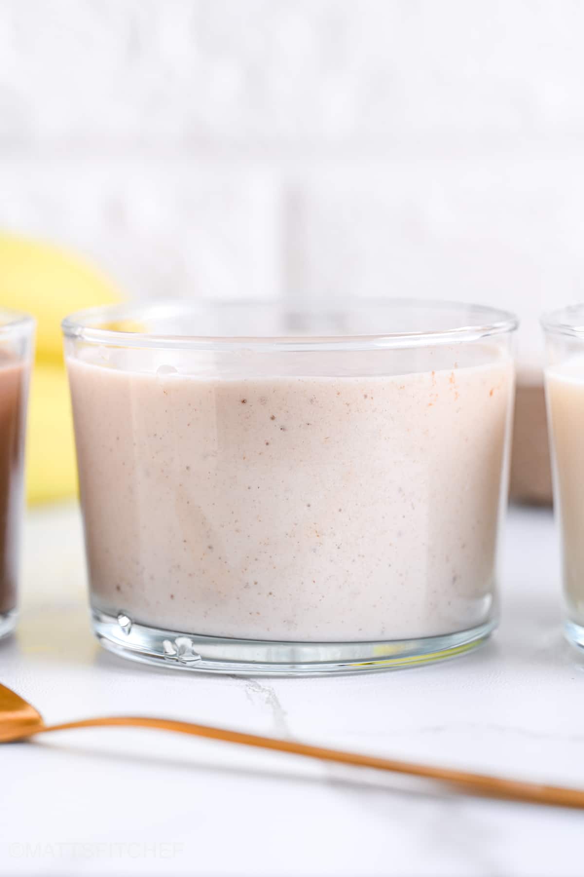 Best Healthy Vanilla Protein Shake {31g Protein}