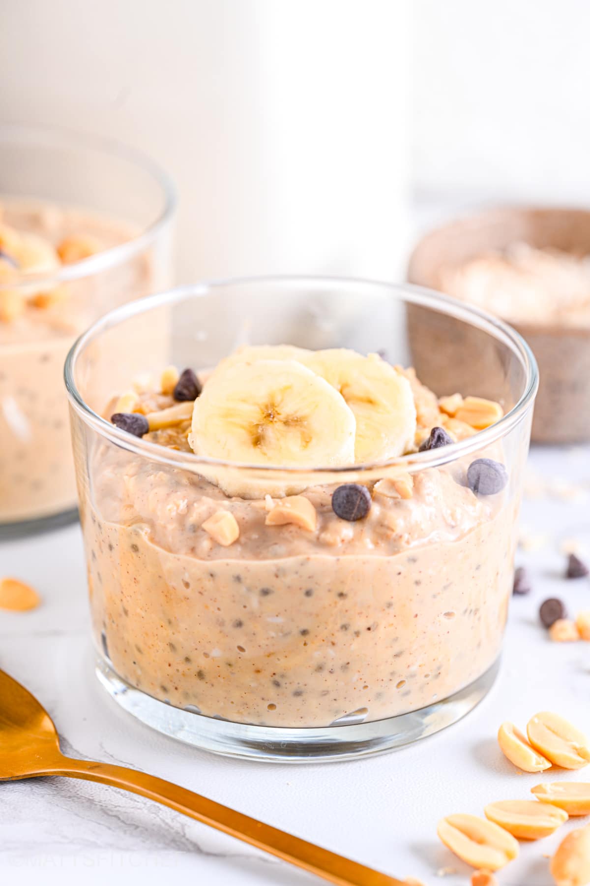 Easy PB2 Overnight Oats {21g Protein}
