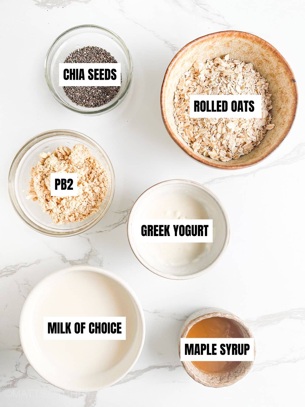 Easy PB2 Overnight Oats {21g Protein}